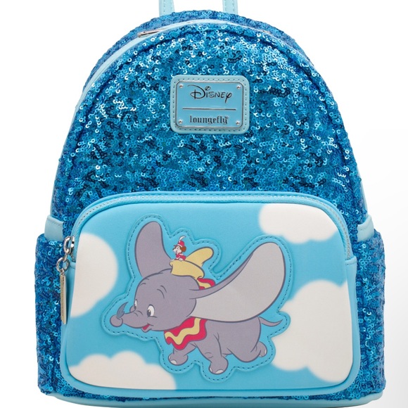 Loungefly | Bags | Loungefly Dumbo Sequin Mini Backpack Nwt | Poshmark